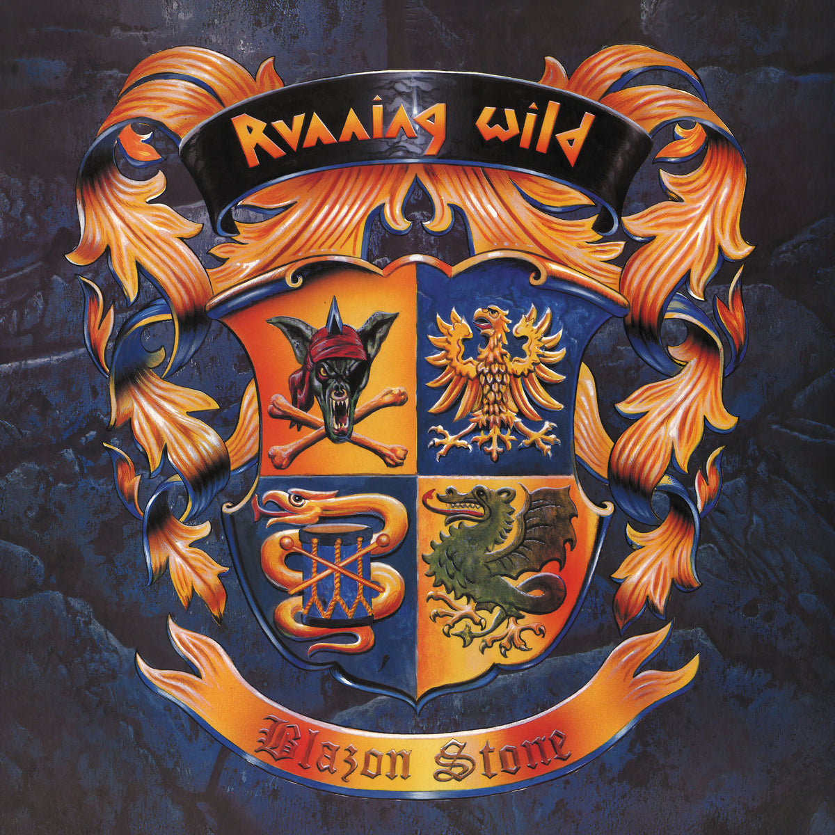 RUNNING WILD - Blazon Stone Picture-LP (Pre-order) – Hammerheart Records